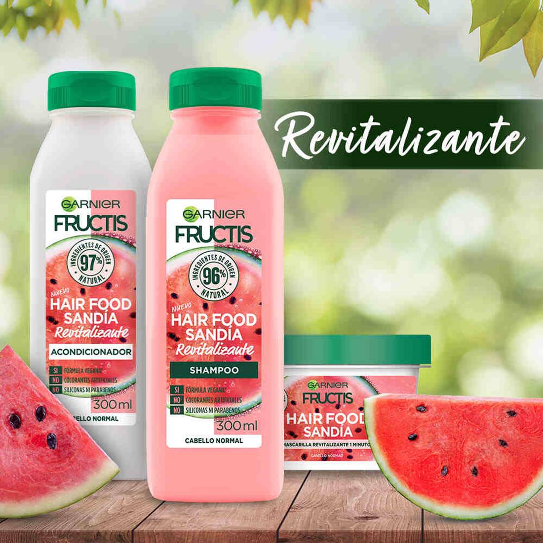 Fructis Hair Food Shampoo Sandía SH 300ml | Garnier