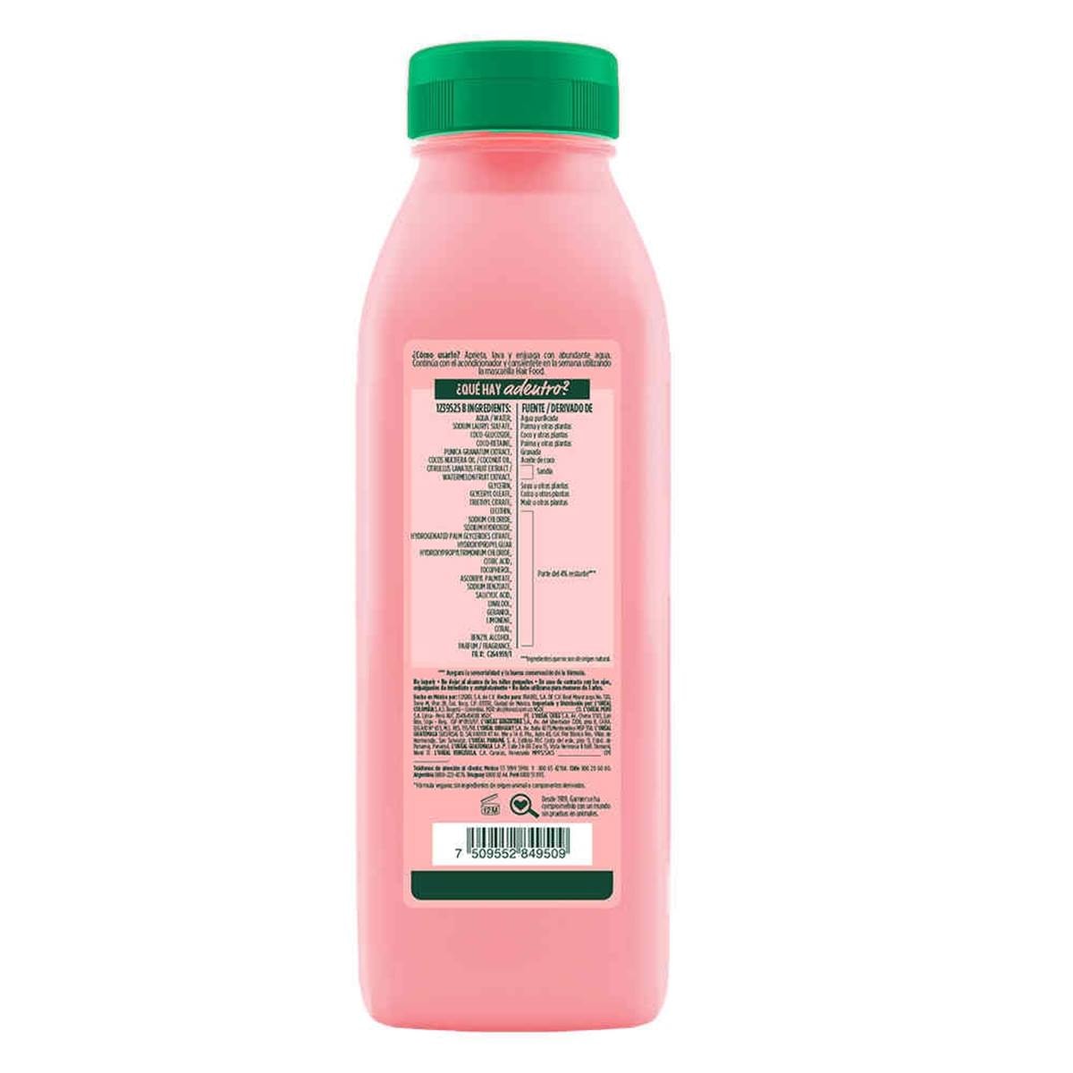 Fructis Hair Food Shampoo Sandía SH 300ml | Garnier