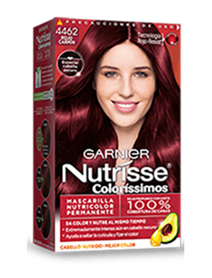 Tintes para cabello Nutrisse Coloríssimos Rojo Carmín